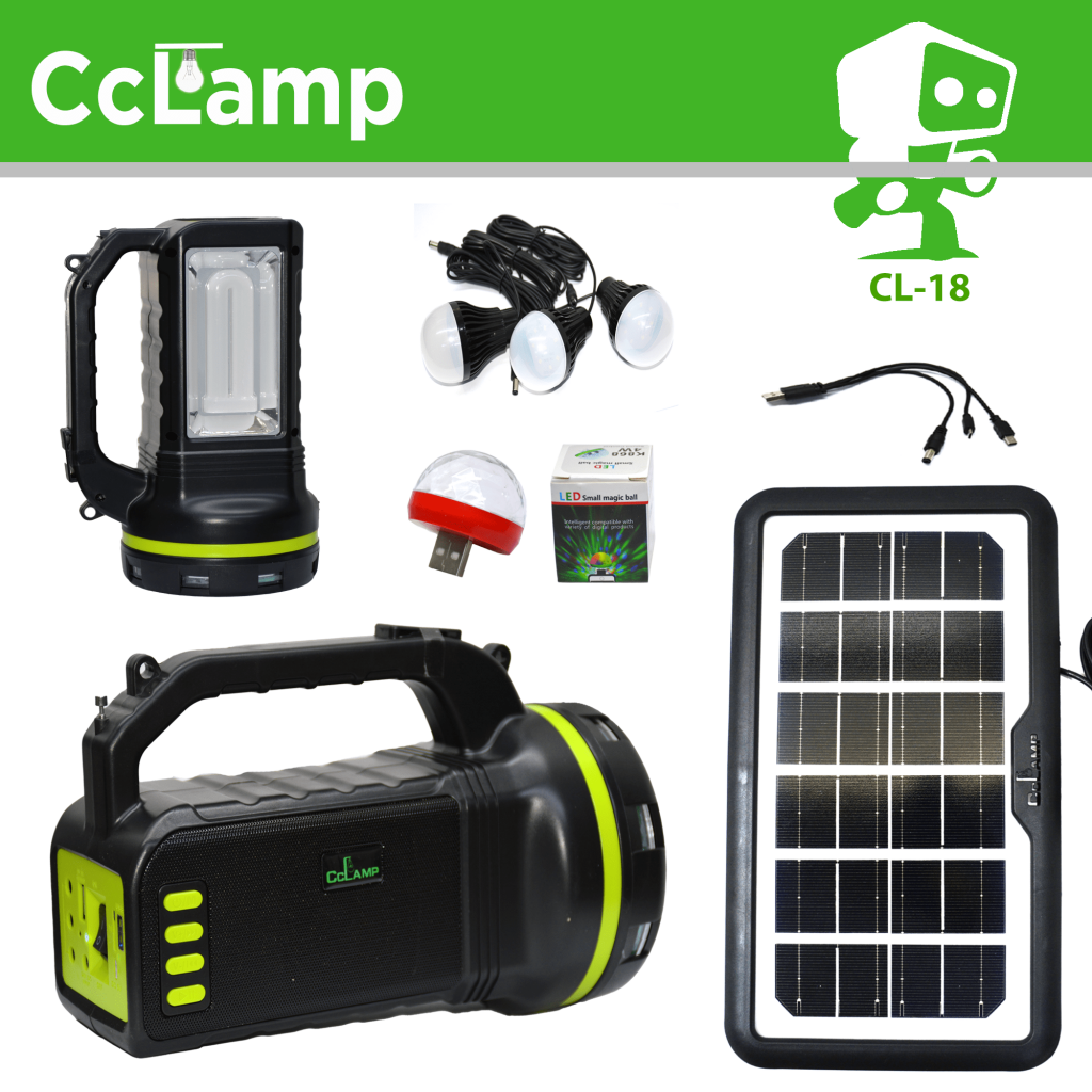 CCLAMP SOLAR LIGHTING SYSTEM SOLAR MUSIC - New Quality Ware