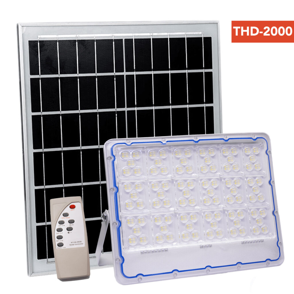 6-Led Solar Light White [ 2000-W ] - New Quality Ware