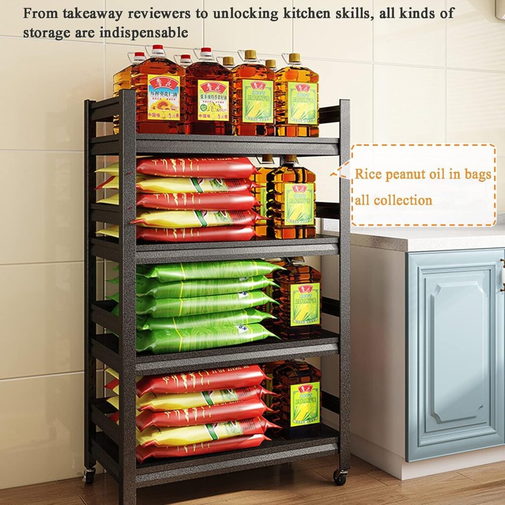 Rack Steel Heavy Duty Black [ 4-Layer ] - New Quality Ware