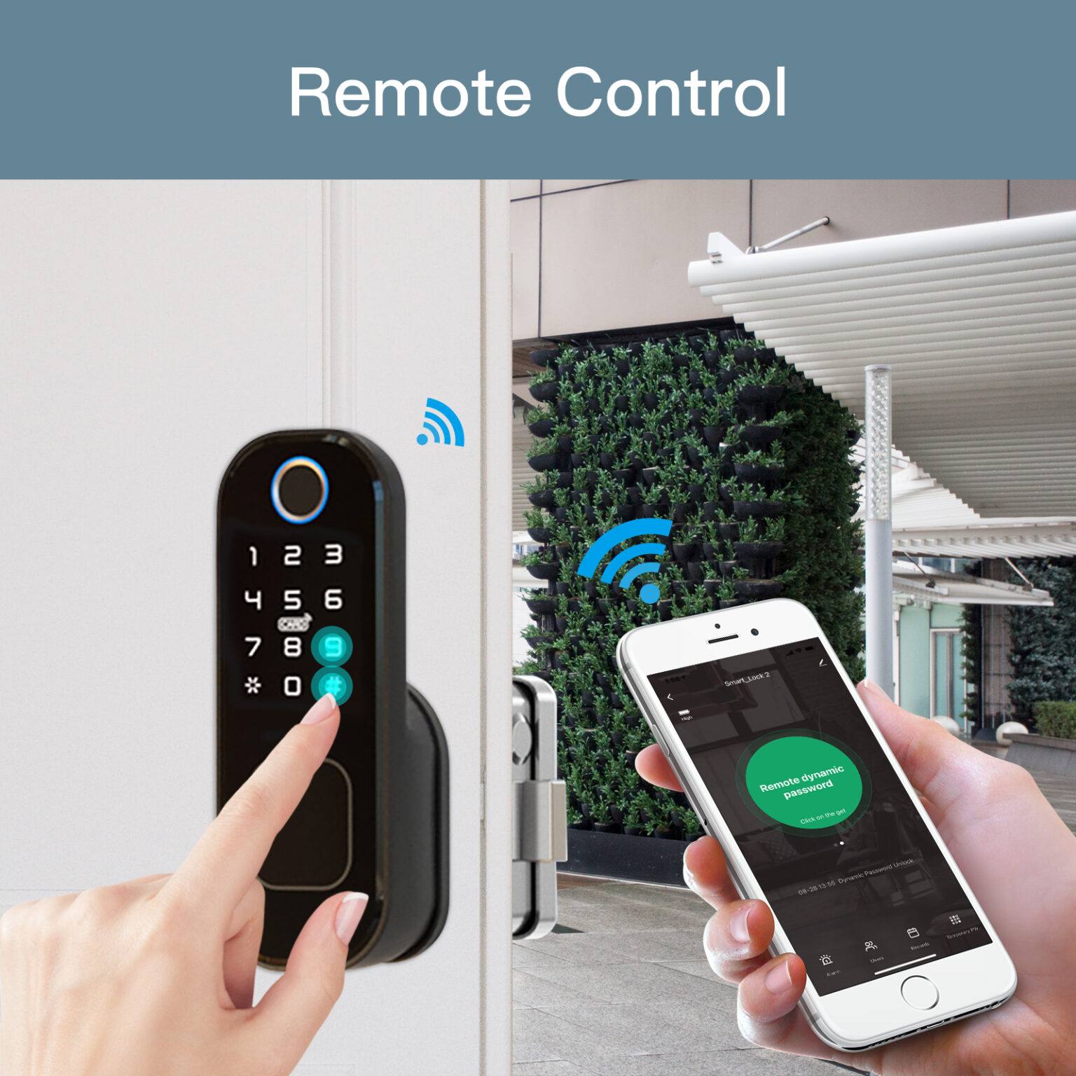 Smart Rim Lock with Touch - New Quality Ware