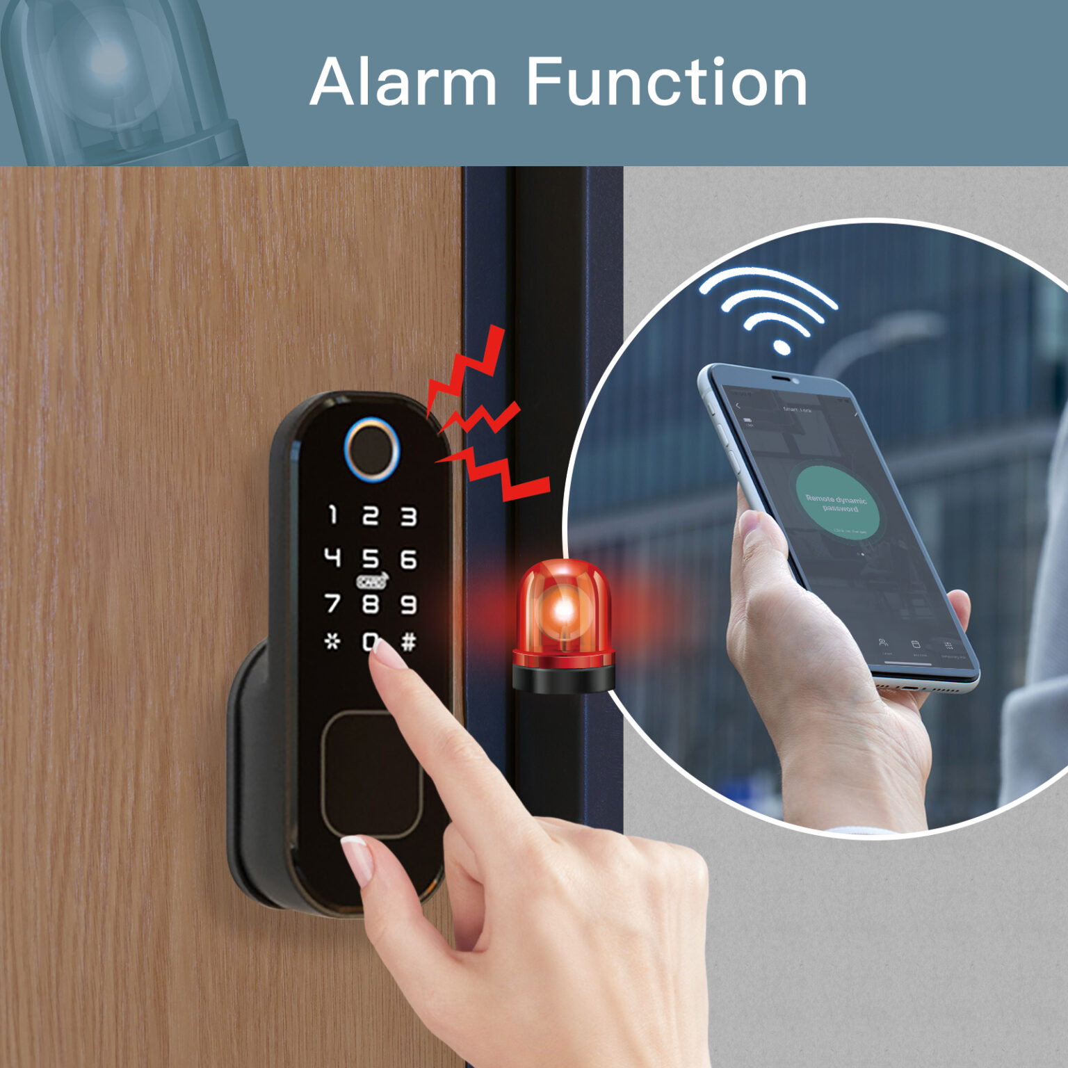 Smart Rim Lock with Touch - New Quality Ware